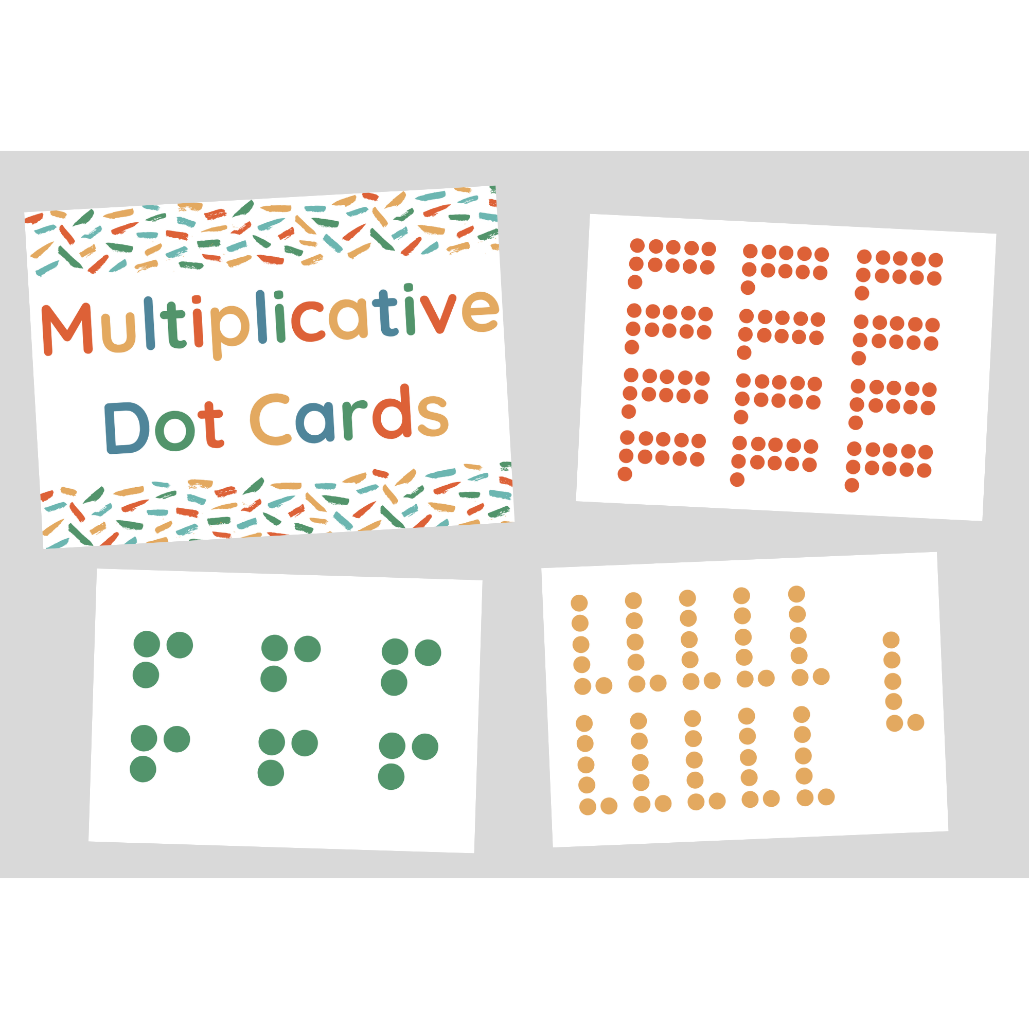 Multiplicative Dot Cards – The Teacher Author